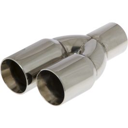 Exhaust Tail Pipes - TWIN ROUND STAGGERED
