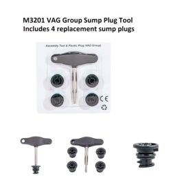 VAG SUMP PLUG TOOL AND SPARE PLUGS