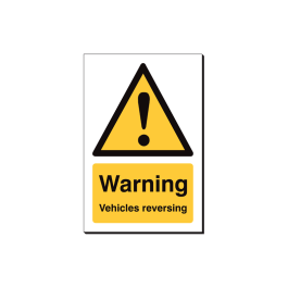 Warning Vehicles Reversing - 240 x 360 mm